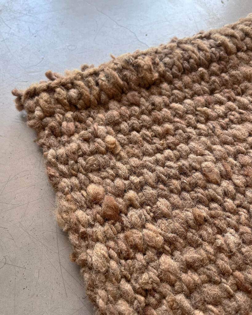 Yunga Rug - Natural, Wood & Black • ANDINA