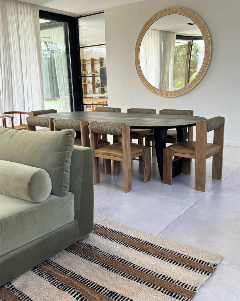 Yunga Rug - Natural, Wood & Black • ANDINA
